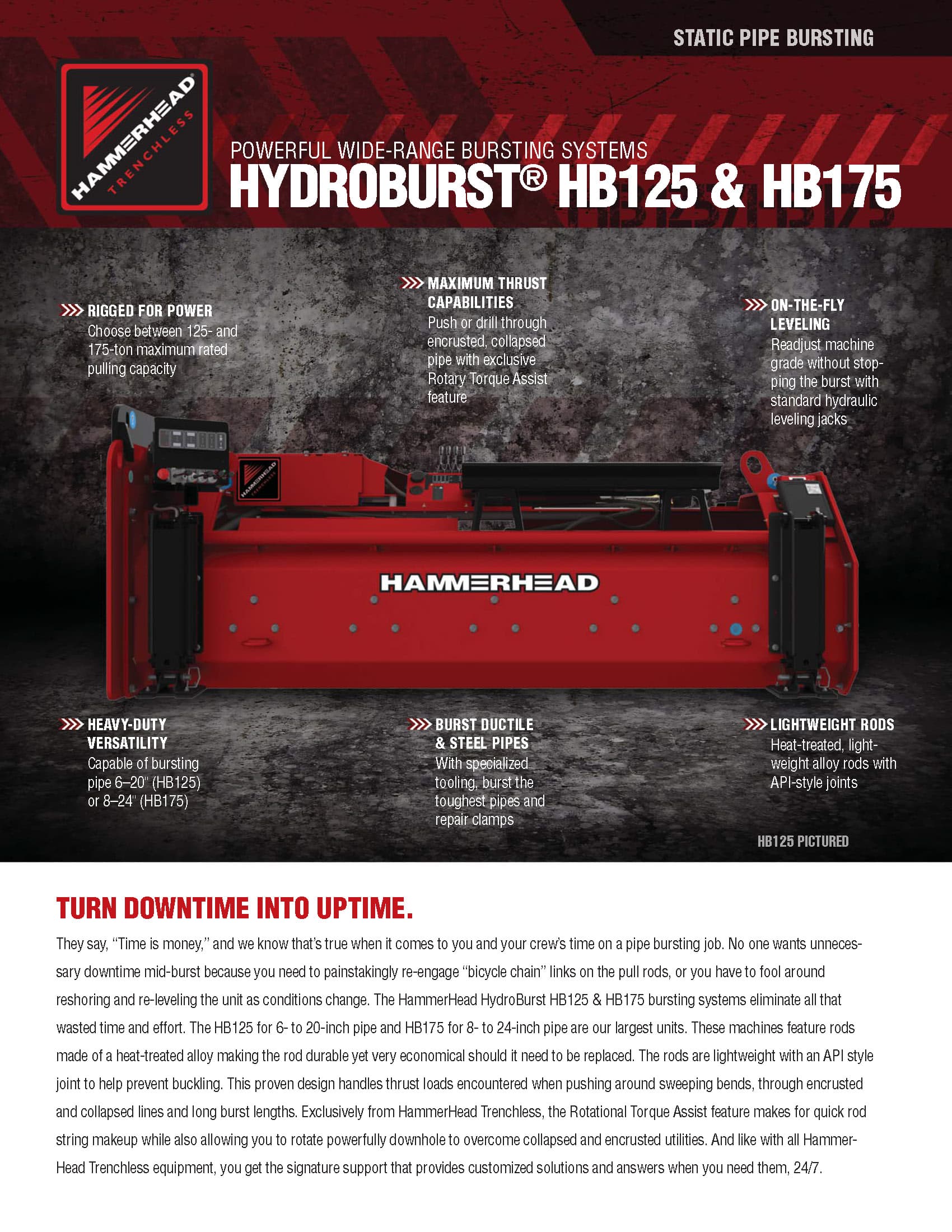 Product Literature - Hammerhead Trenchless