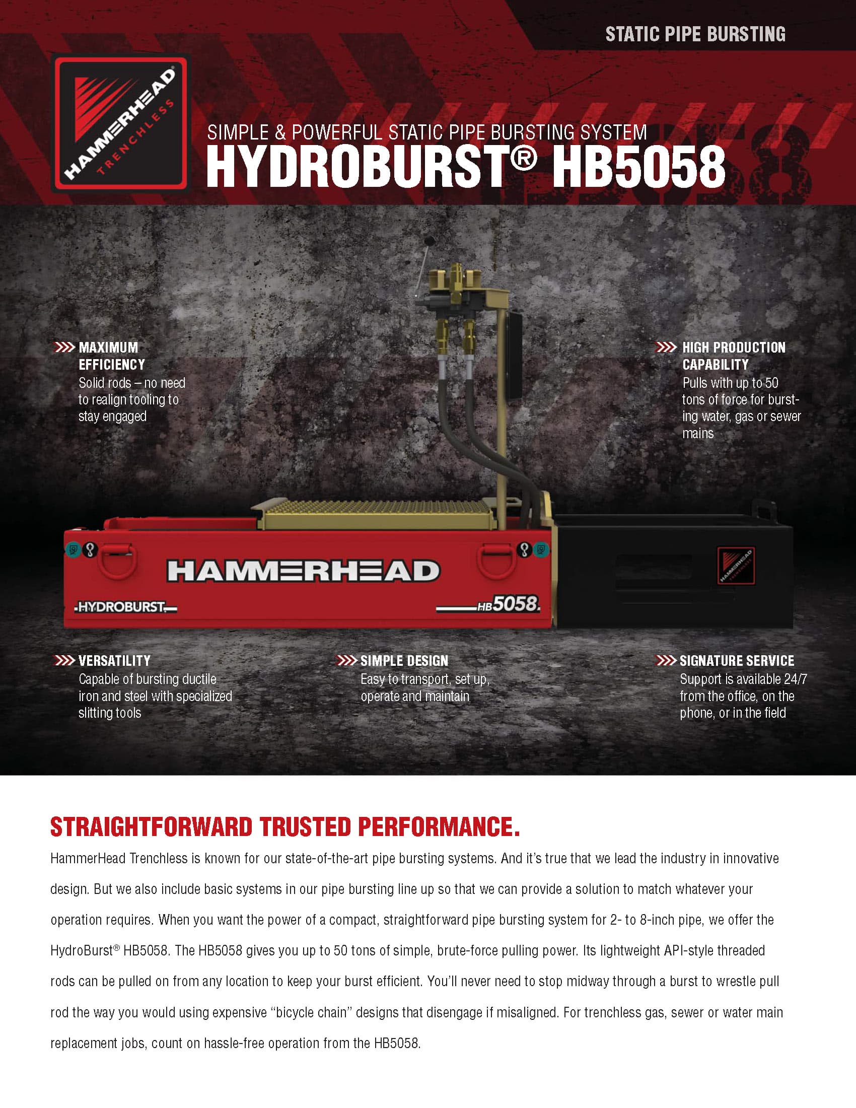 Product Literature - Hammerhead Trenchless