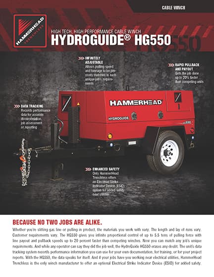 Product Literature - Hammerhead Trenchless