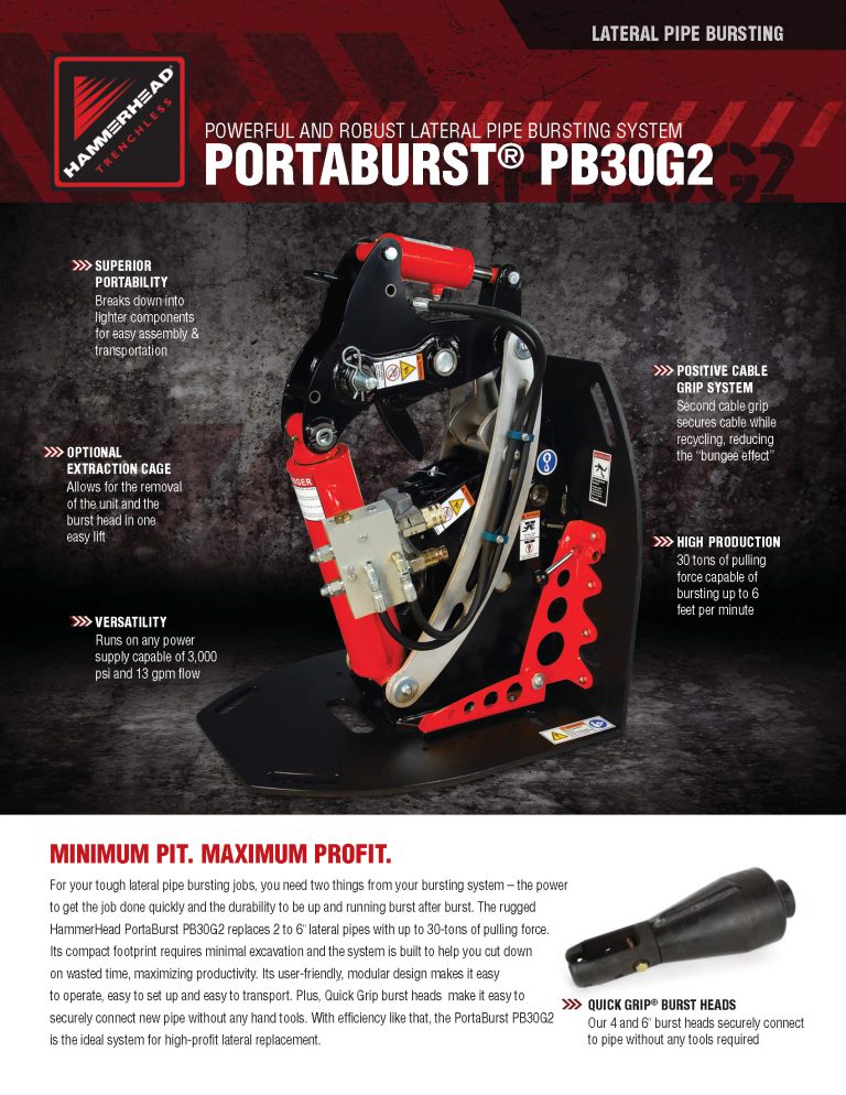 Product Literature - Hammerhead Trenchless