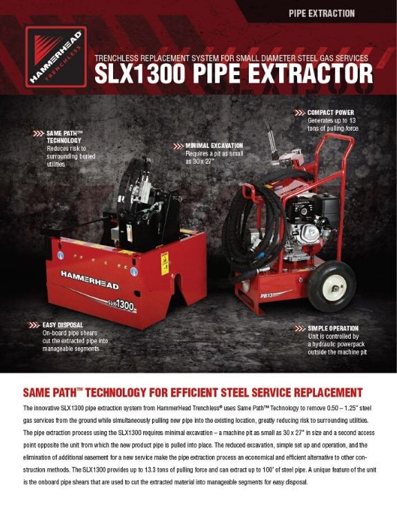 Product Literature - Hammerhead Trenchless